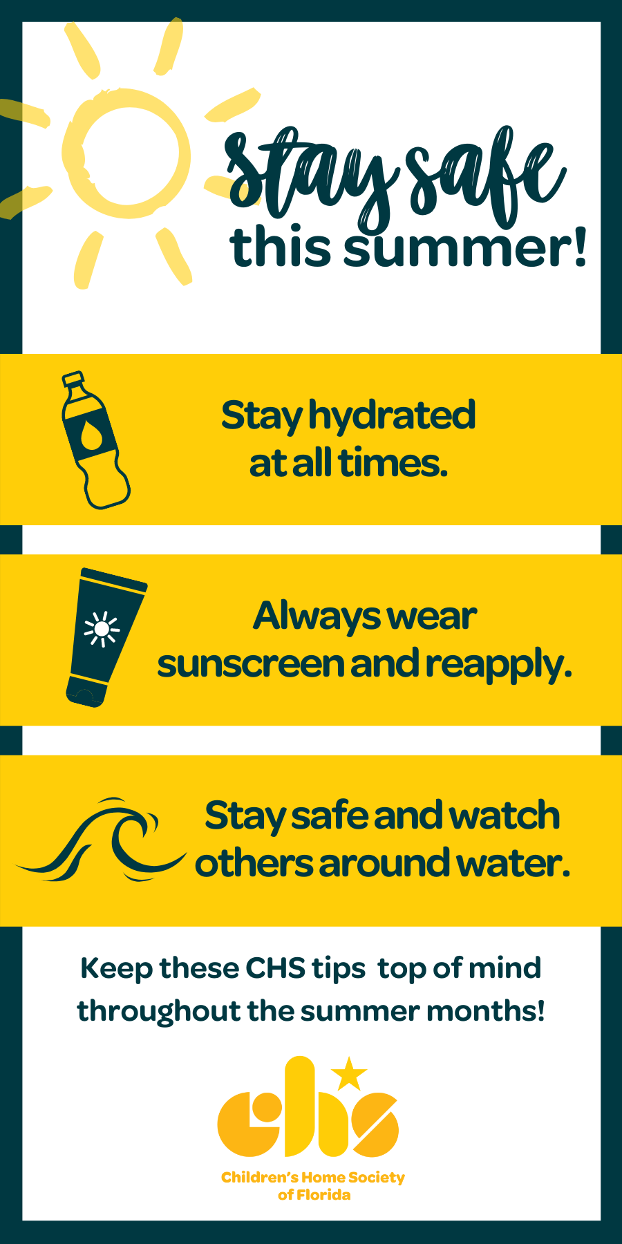 Five Summer Safety Tips from Your CHS Family | Children's Home Society ...