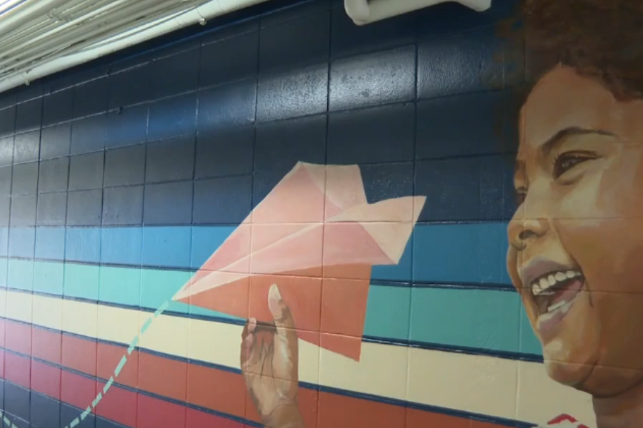 Mural At Sabal Palm Elementary Pays Homage To Military Children S