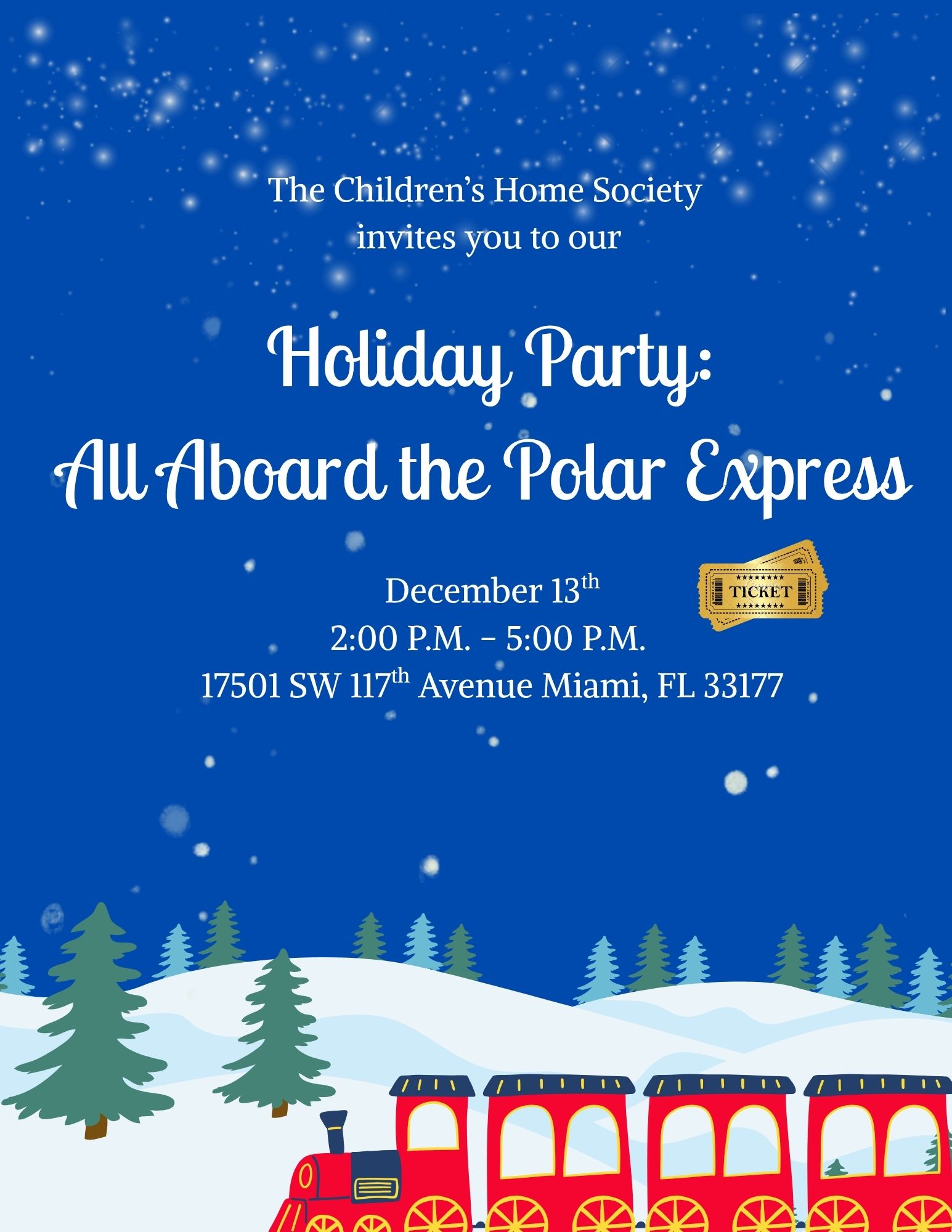 CHS Polar Express Holiday Party | Children's Home Society of Florida